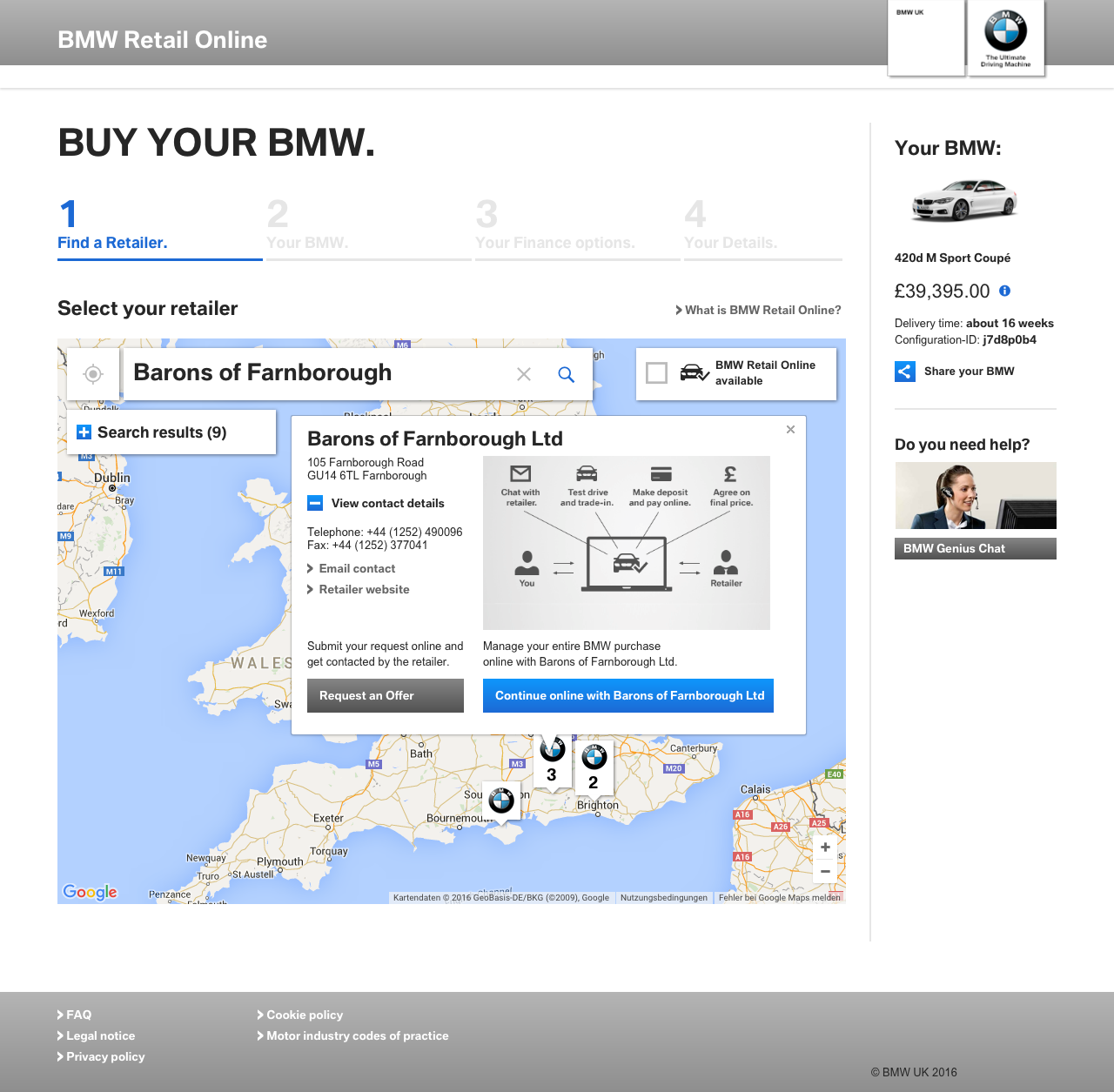 BMW Retail Online · Jürgen Röhm · Freelance UX Designer Munich