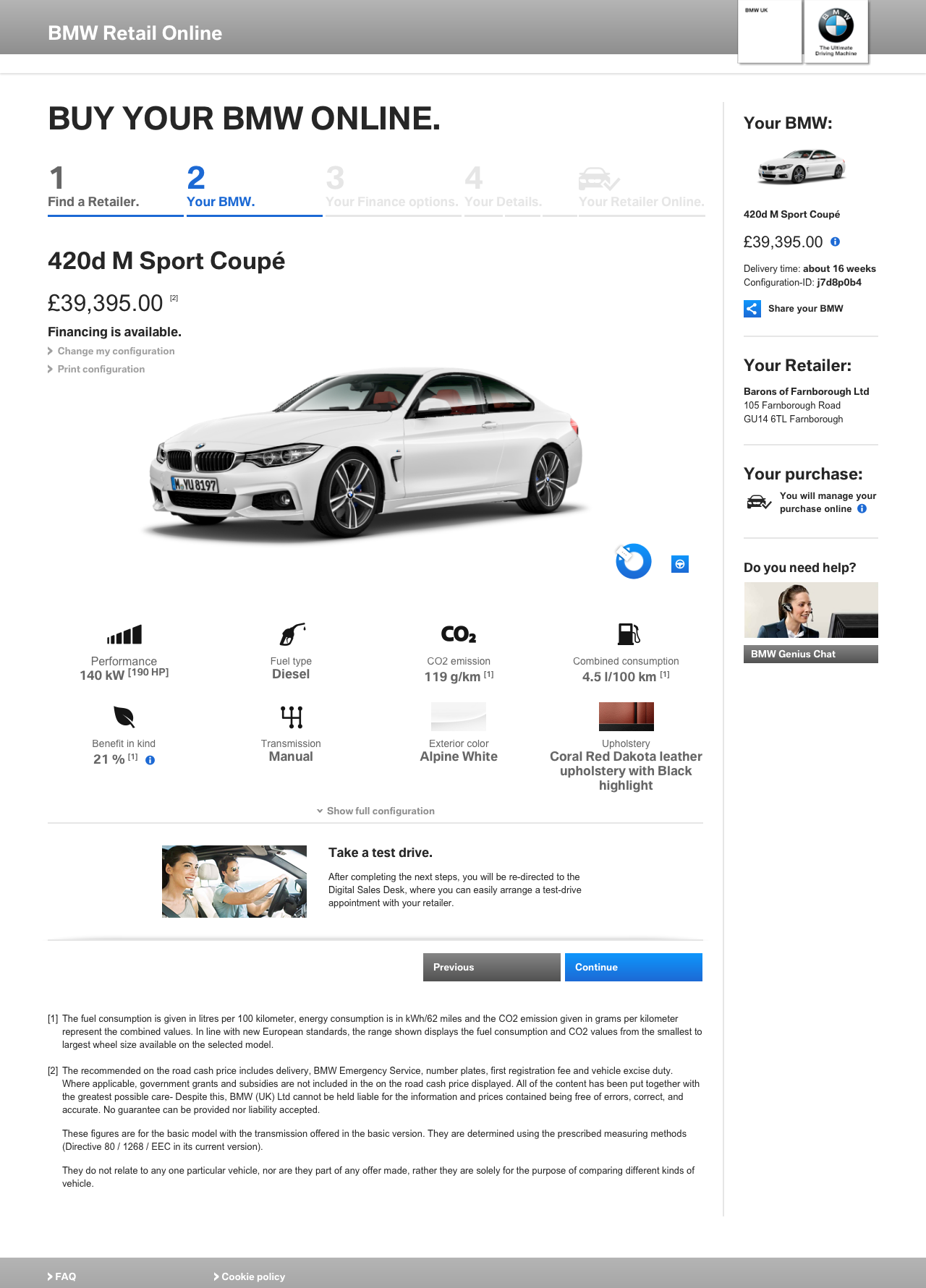 BMW Retail Online · Jürgen Röhm · Freelance UX Designer from Munich